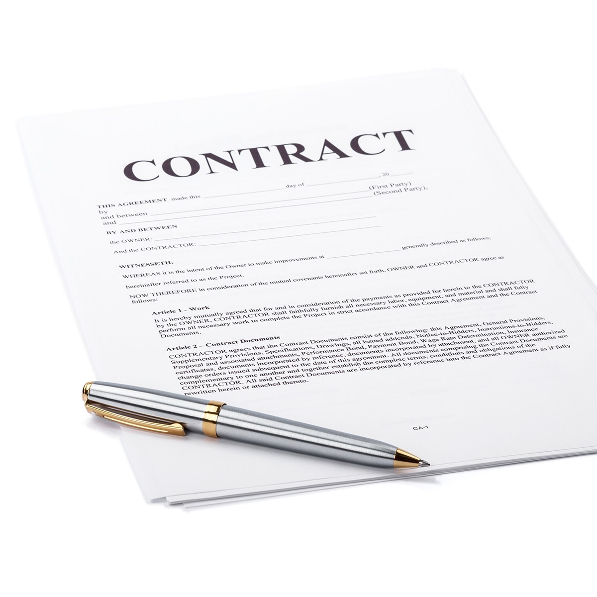 Contract Forms - Printix