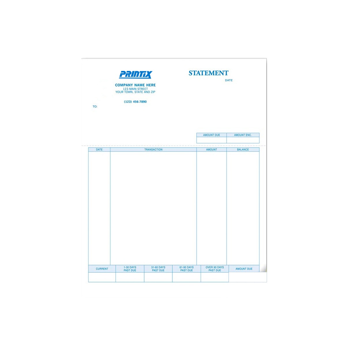 Statement Laser Forms - Printix