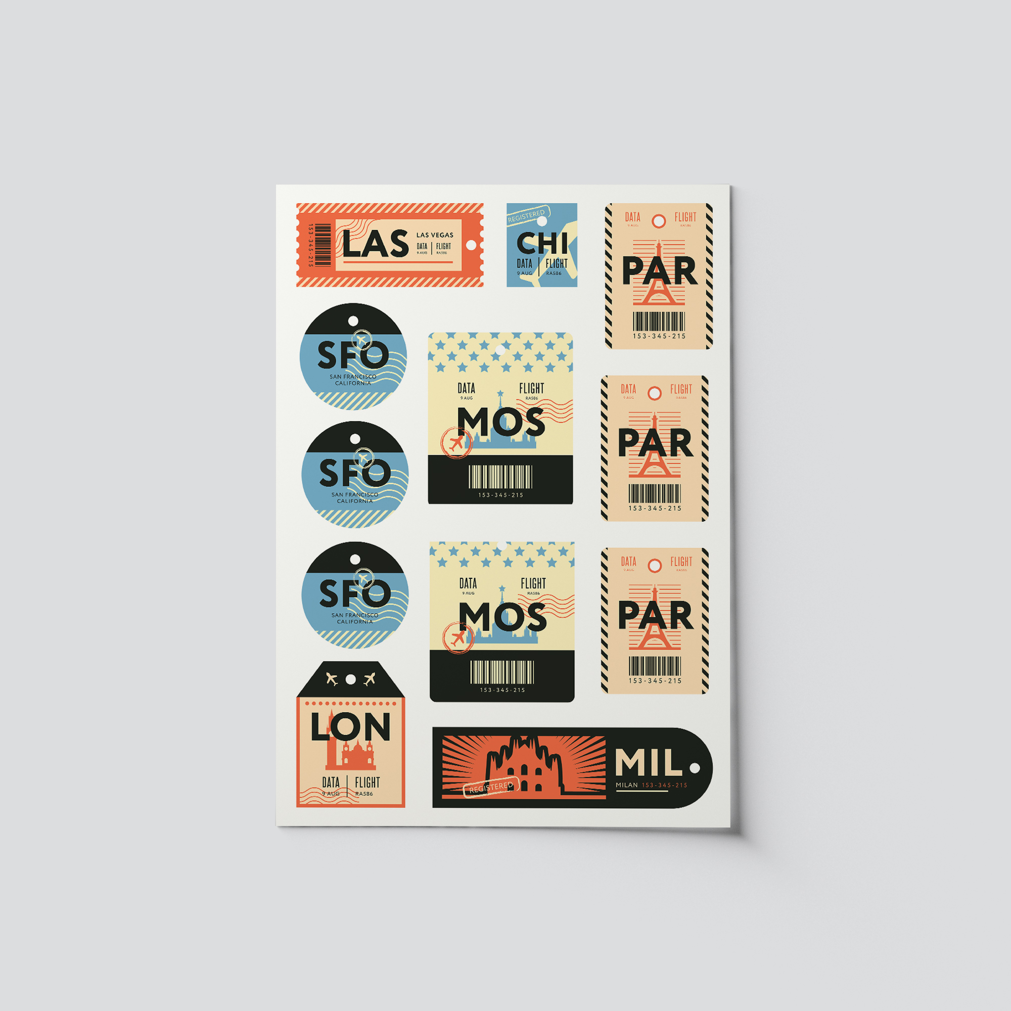 Any Shape Label Sheets - Printix