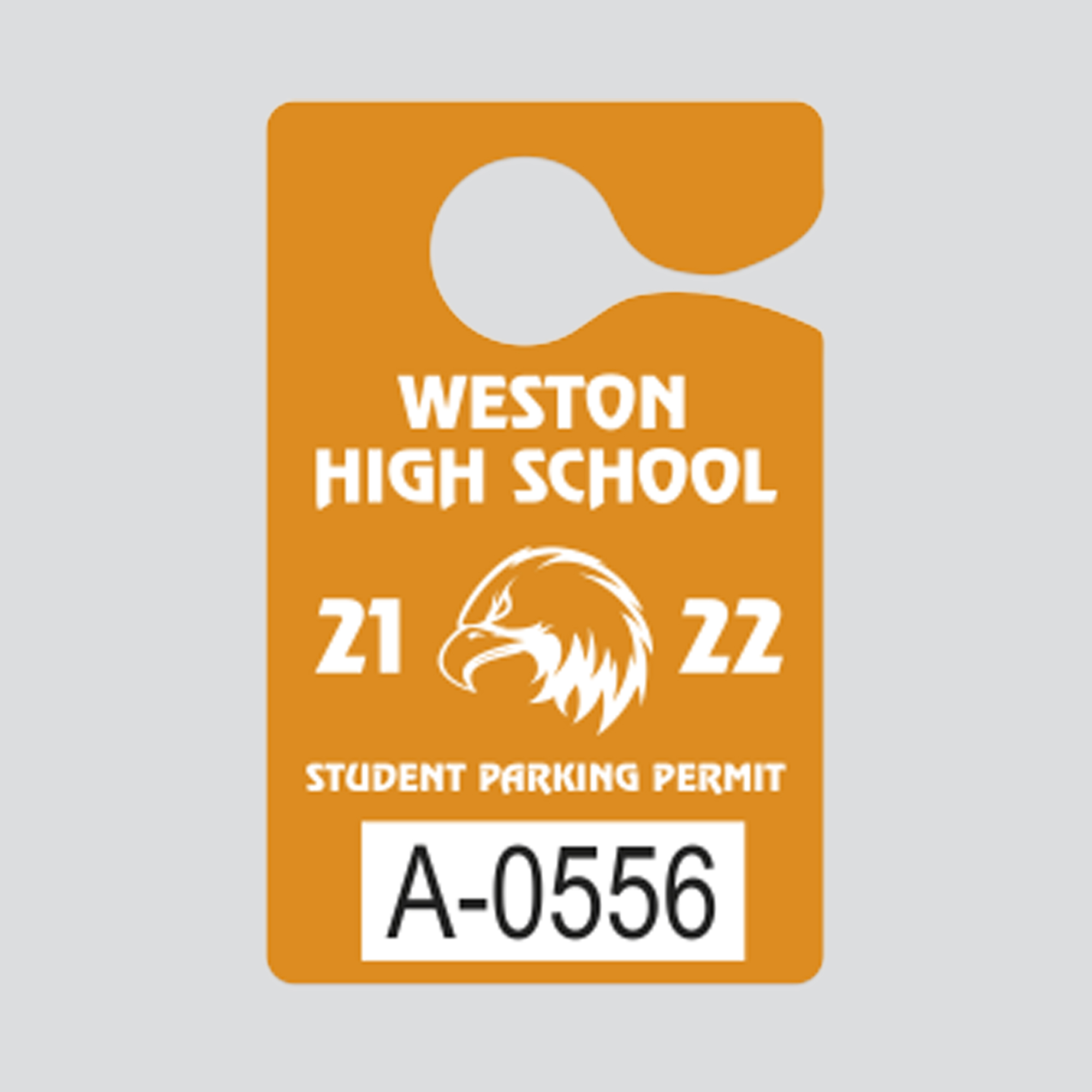 Hanging Parking Permits 3" x 4 3/4" - Printix