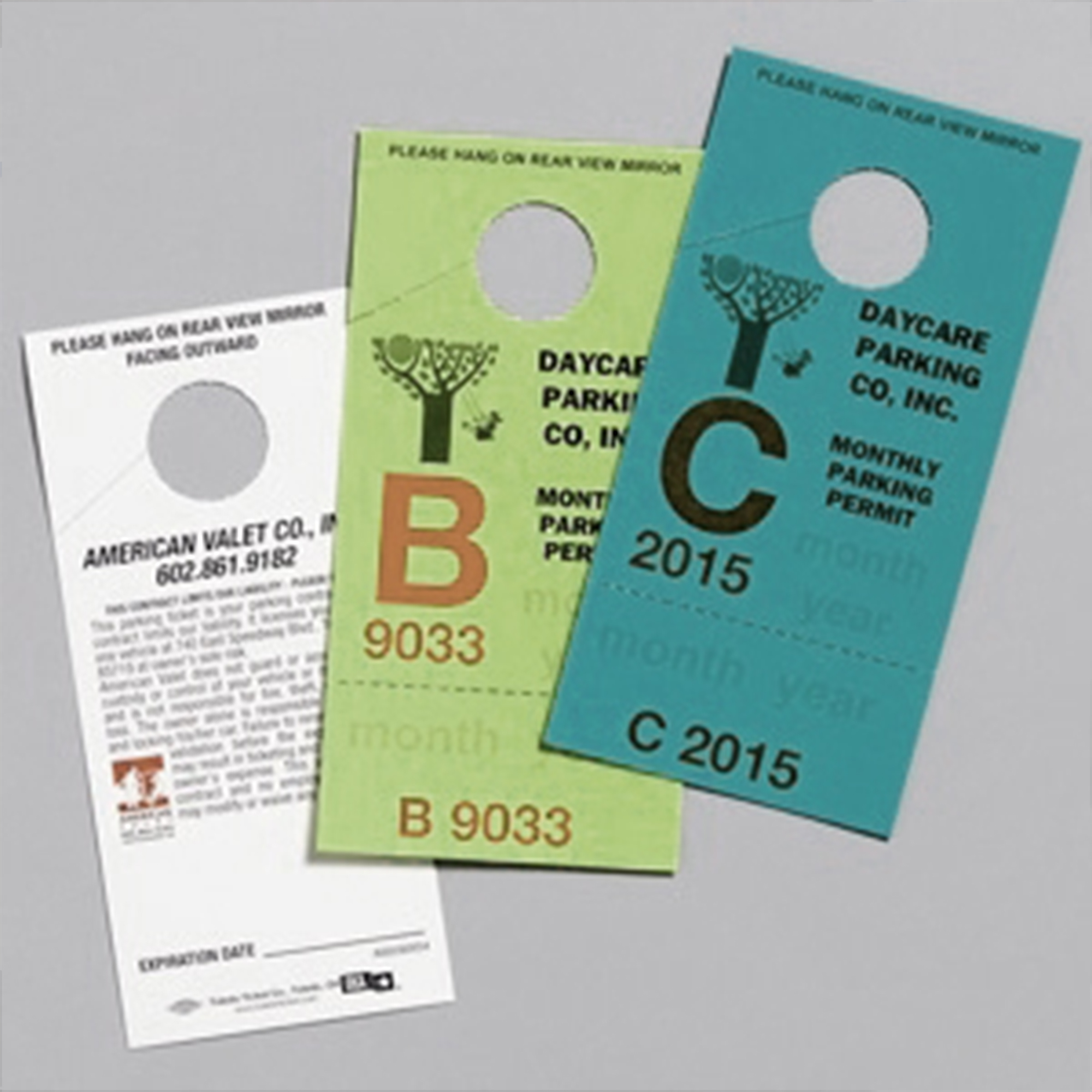 Paper Parking Tags - Printix